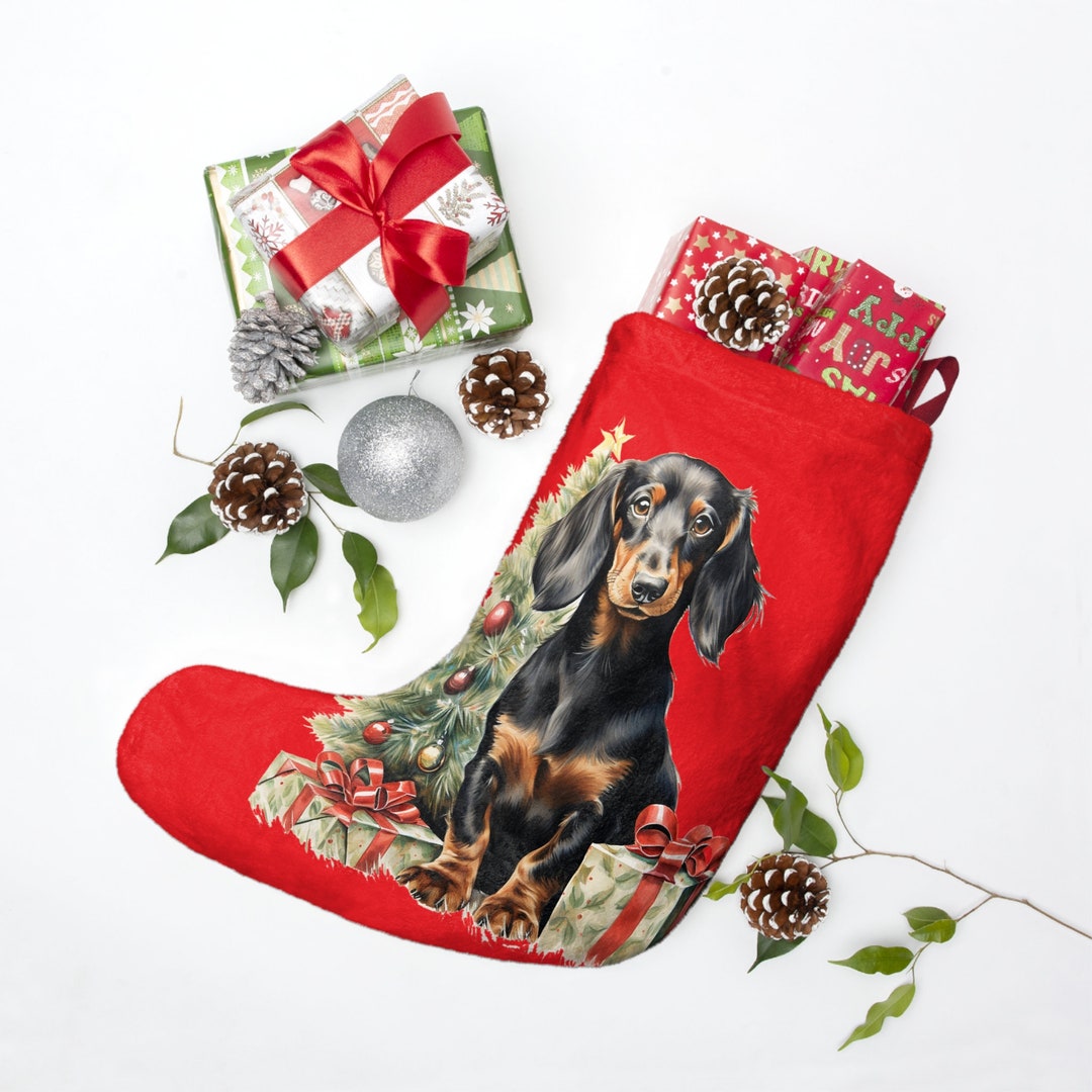 Dachshund Christmas Stockings - Etsy