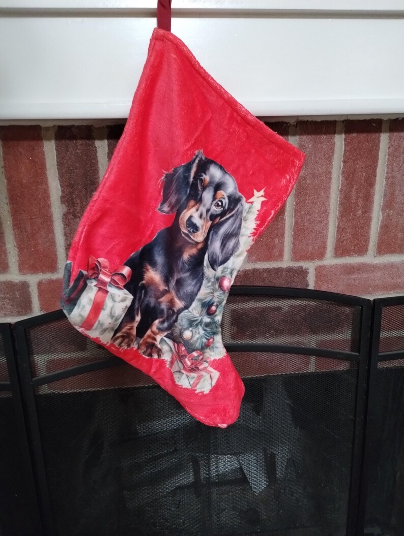 Dachshund Christmas Stockings - Etsy