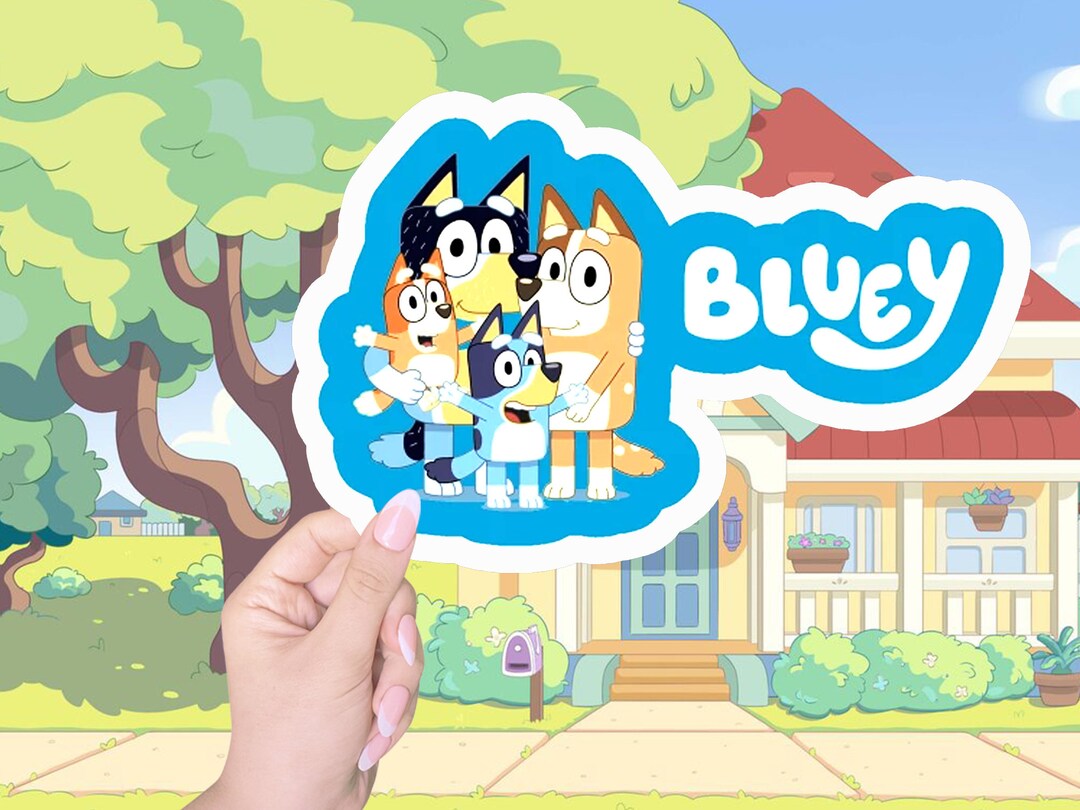 Bluey Stickers Bluey Birthday bluey Vinyl Stickers Family - Etsy Canada