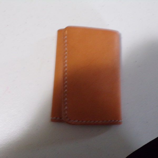 Genuine Leather Trifold Wallet - Etsy