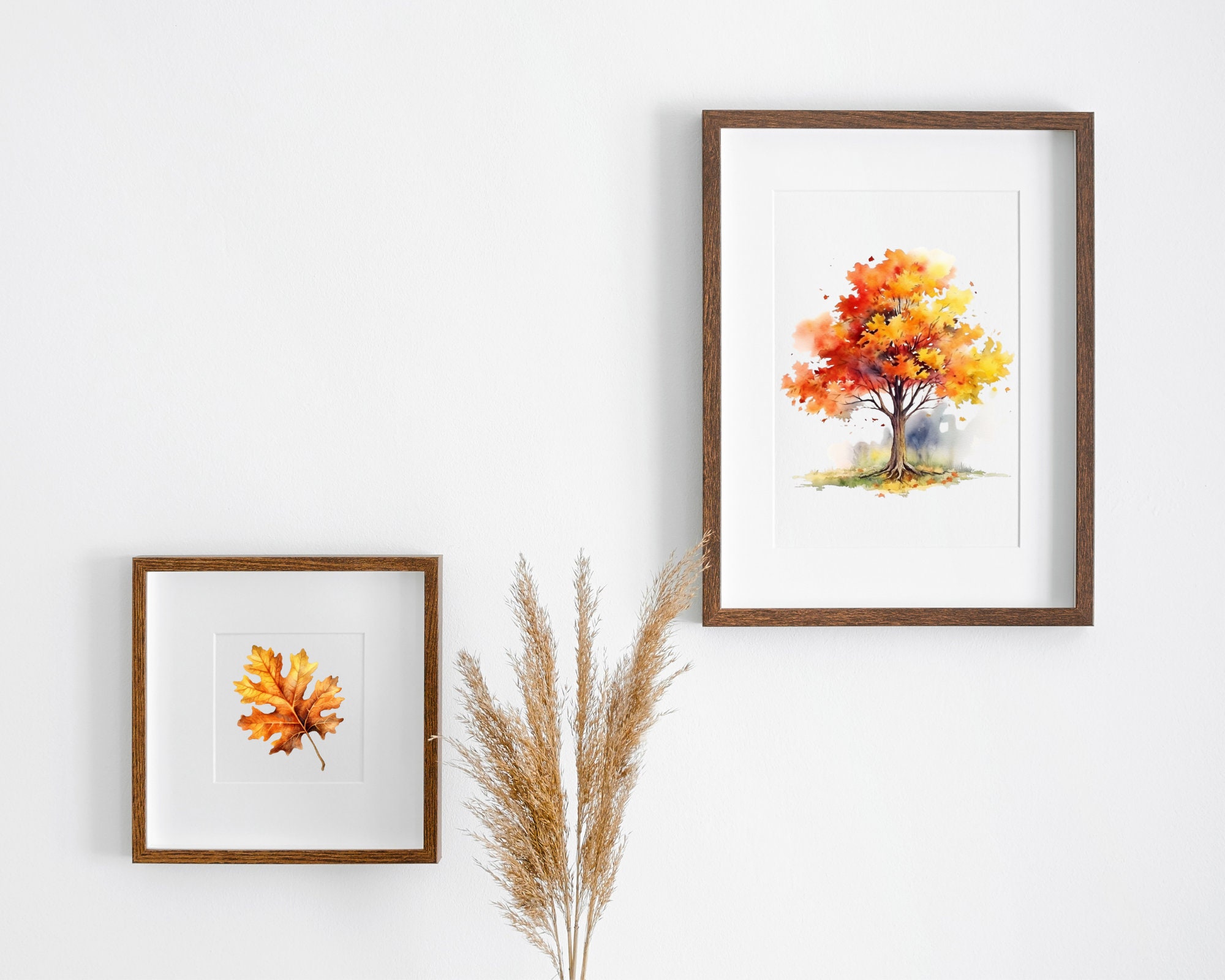 Fall Watercolor Bundle 28 PNG Images Transparent Background Fall ...