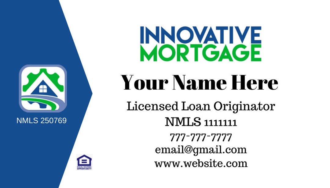 Innovative Custom Business Card - Template 3 - Etsy