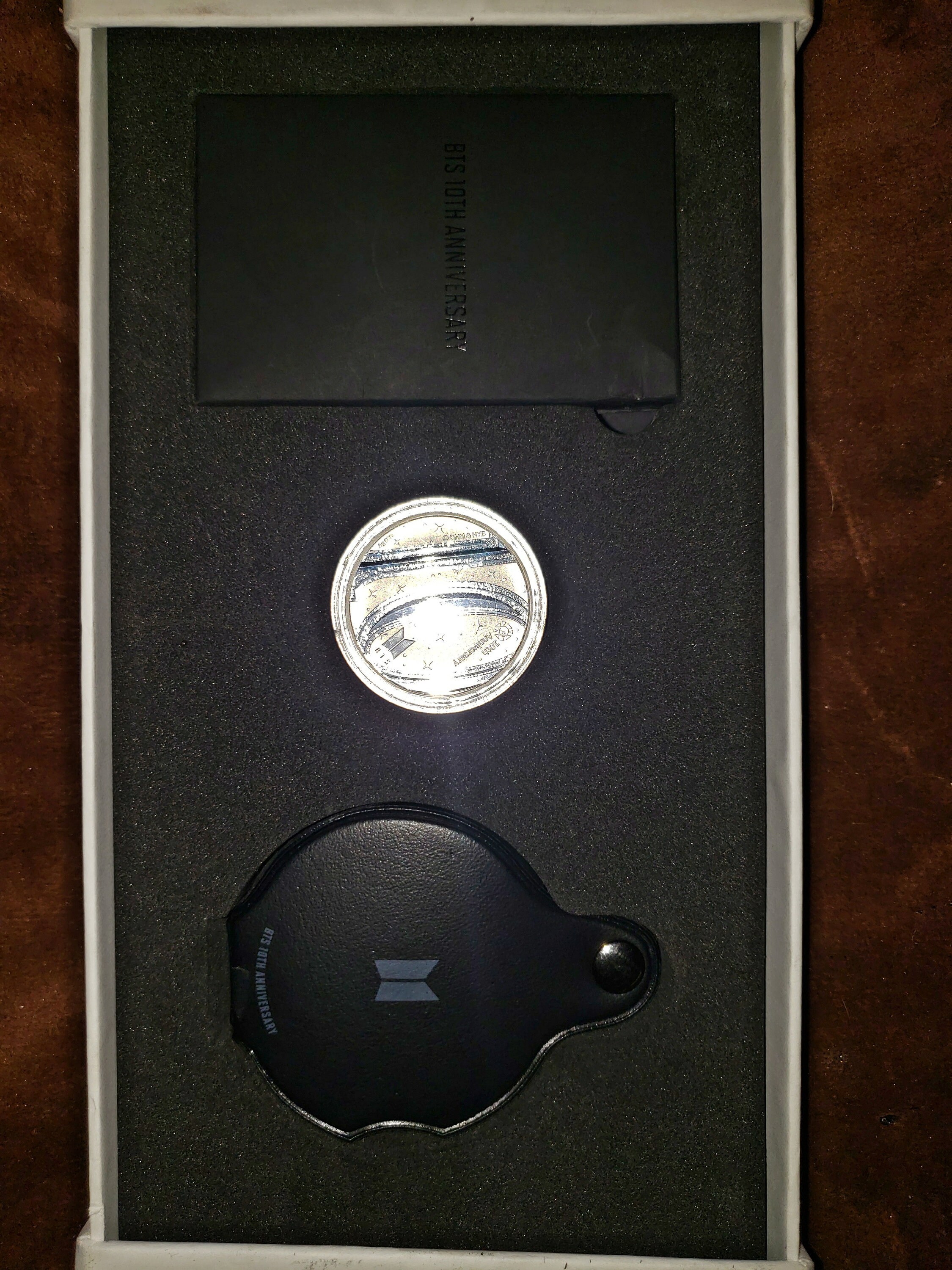 BTS 10th Anniversary Medallion (SILVER 1/2 OZ) Kpop - Etsy