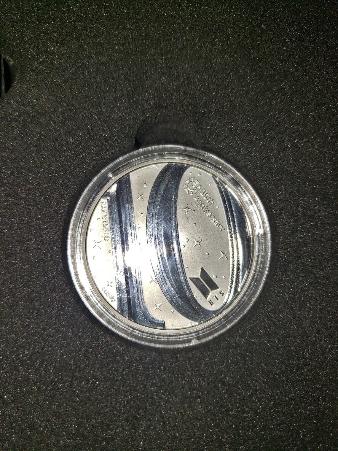 BTS 10th Anniversary Medallion (SILVER 1/2 OZ) Kpop - Etsy