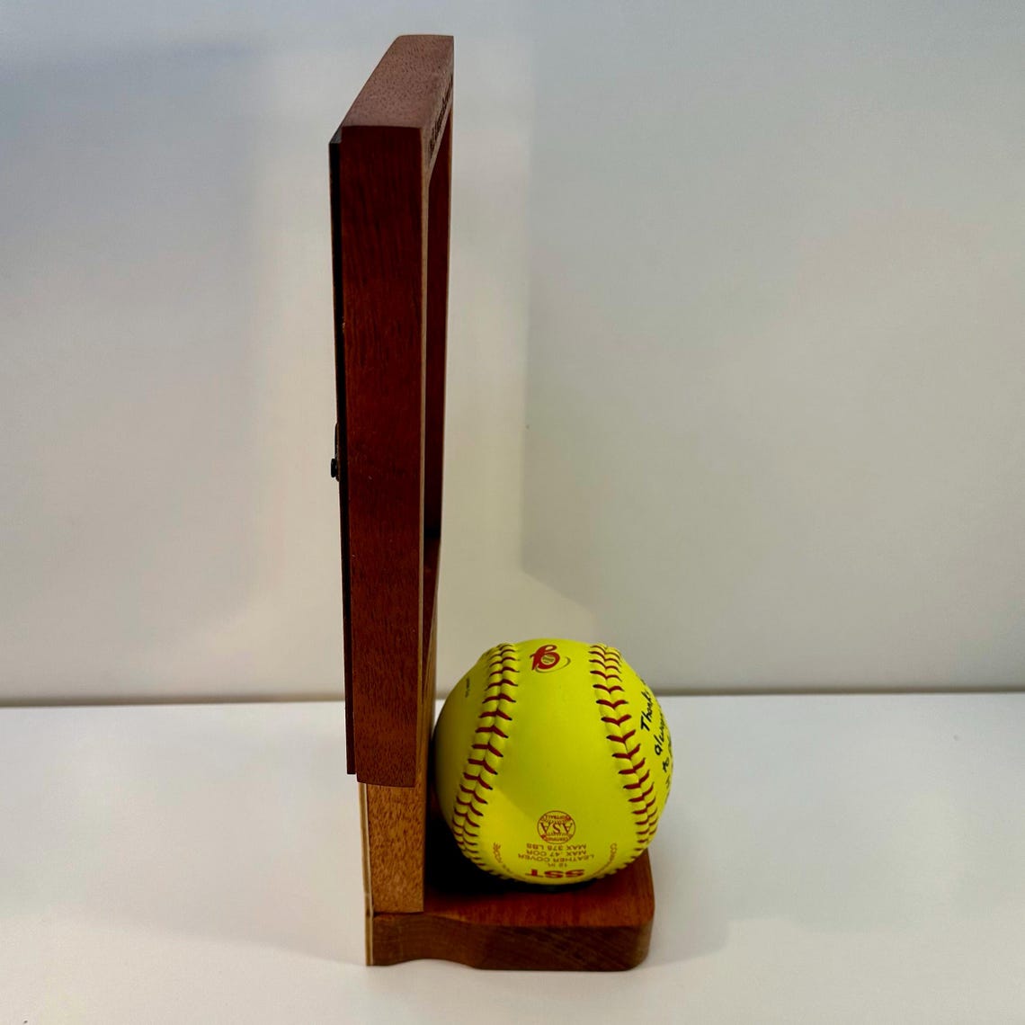 Softball and Baseball First Homerun Frame and Ball Holder. Unique Way ...