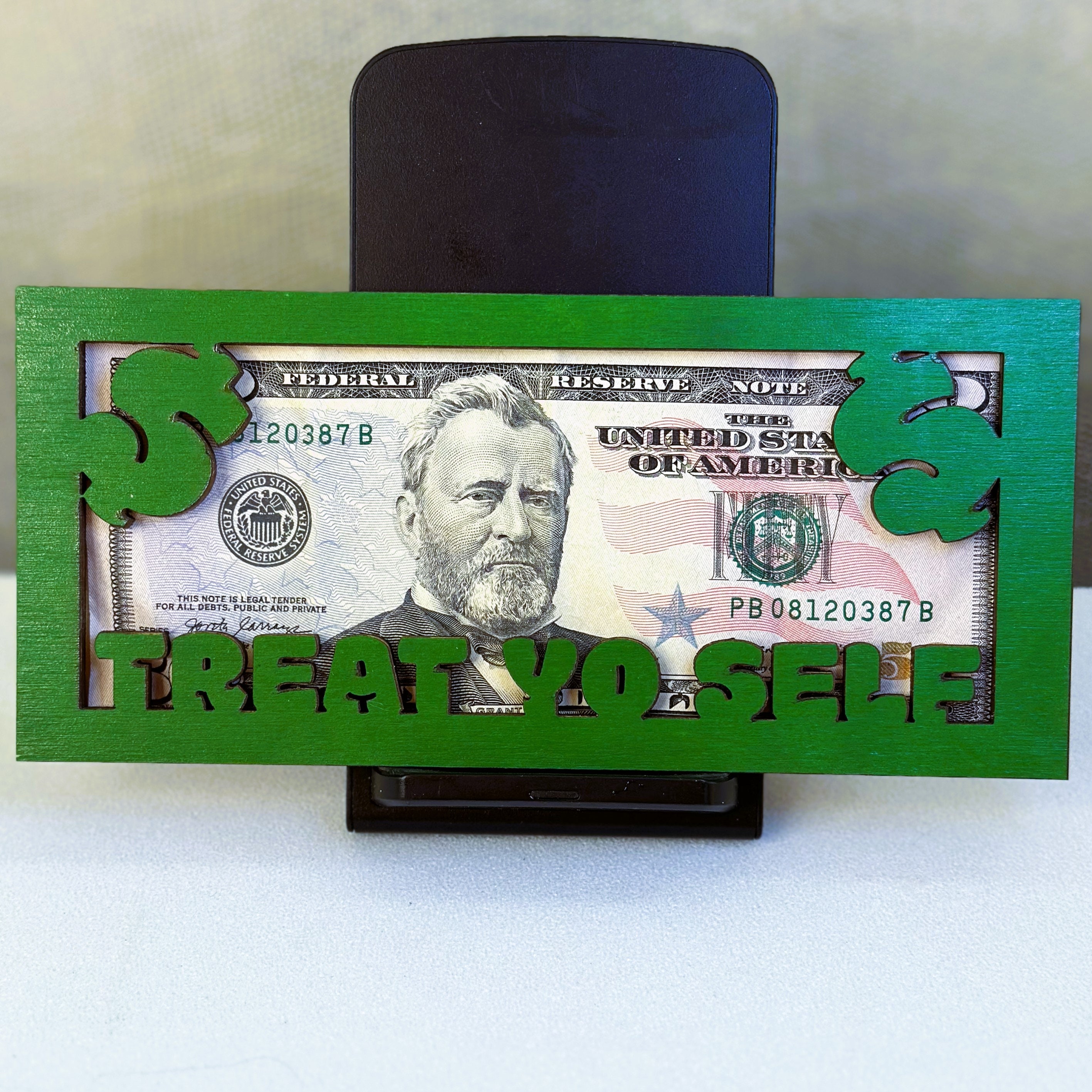 Fun Dollar Bill Holder for Money Gifts; Treat Yo Self and Your Loved ...