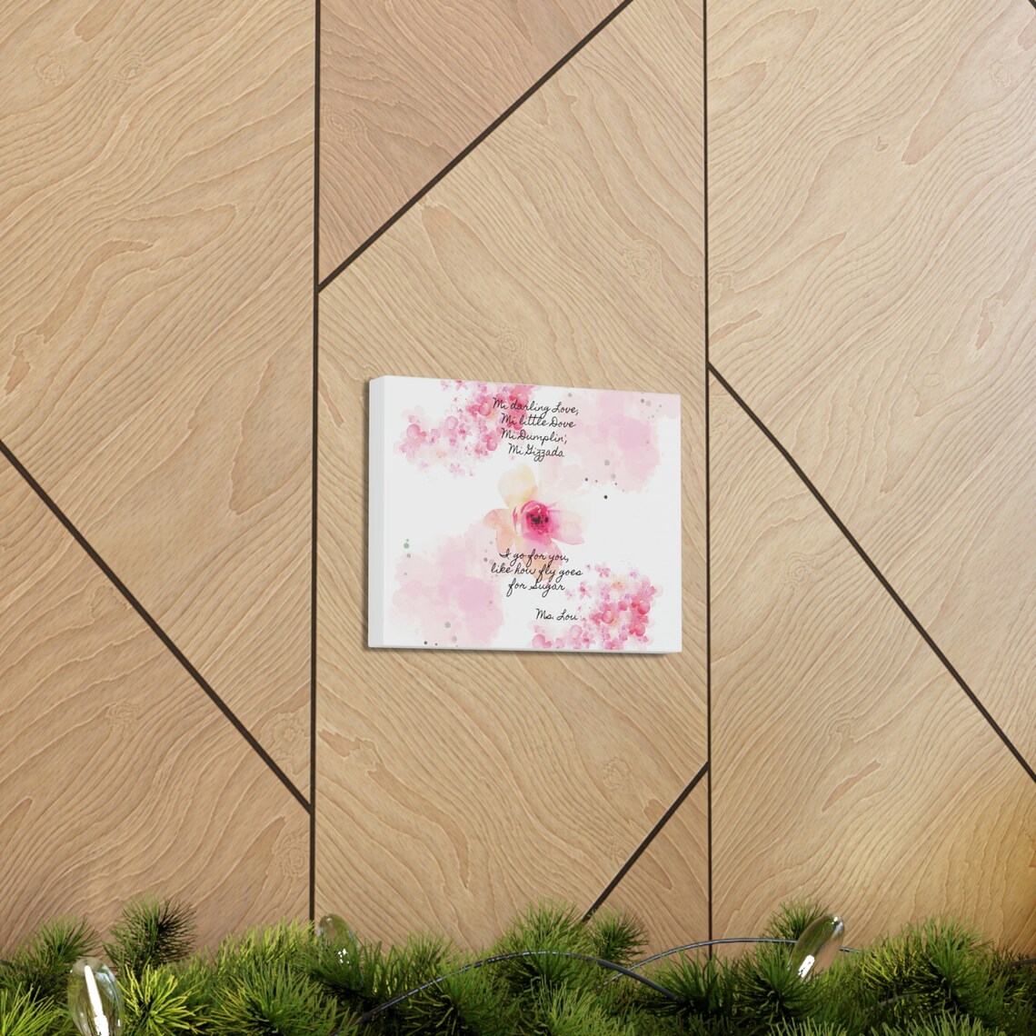 Jamaican Love Poem on Canvas Jamaican "mi Darling Love, Mi Little Dove ...