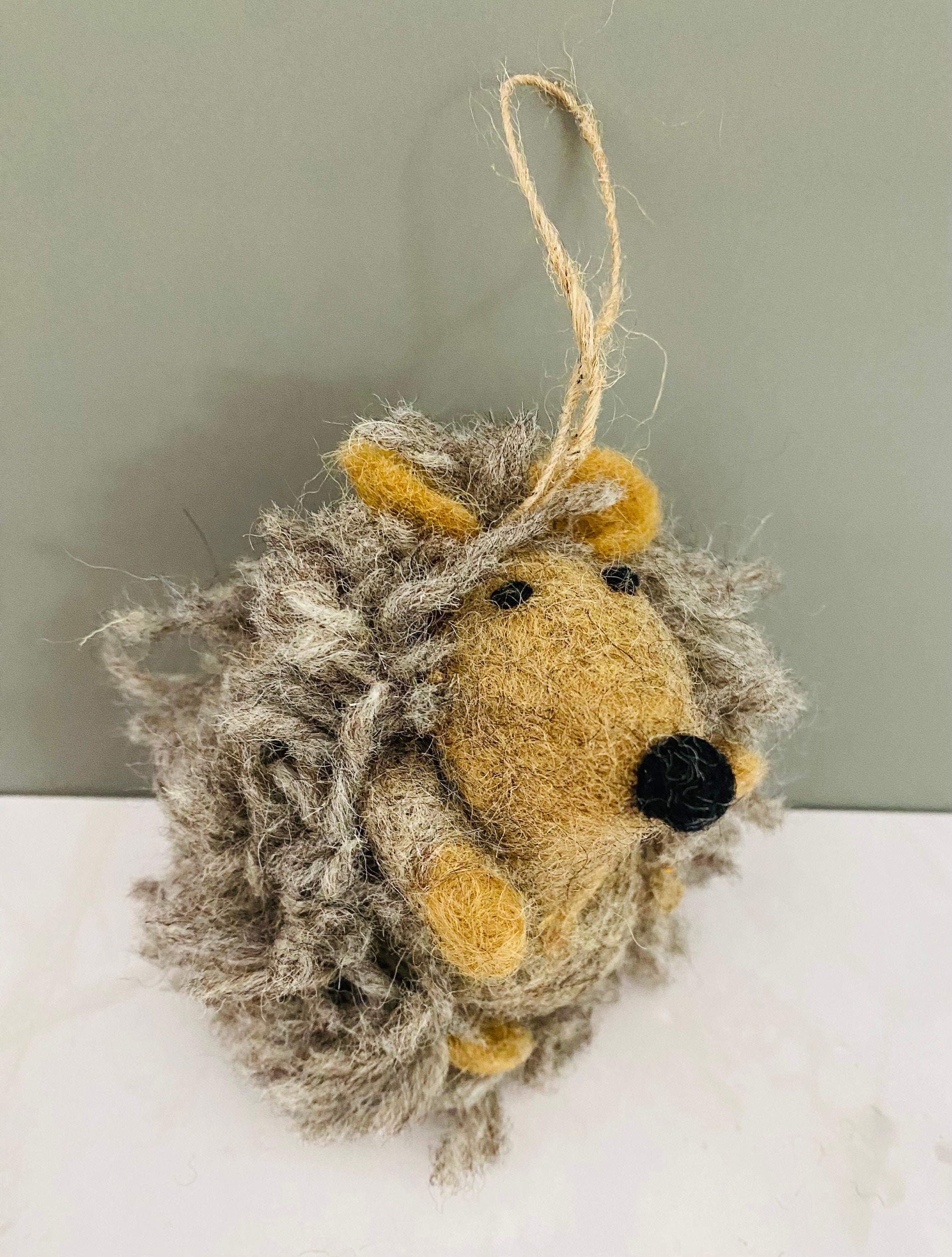 Woodland Animal Felted Wool Ornaments Cottagecore Holiday Ornaments ...