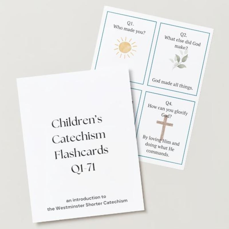 Catechism Card - Etsy