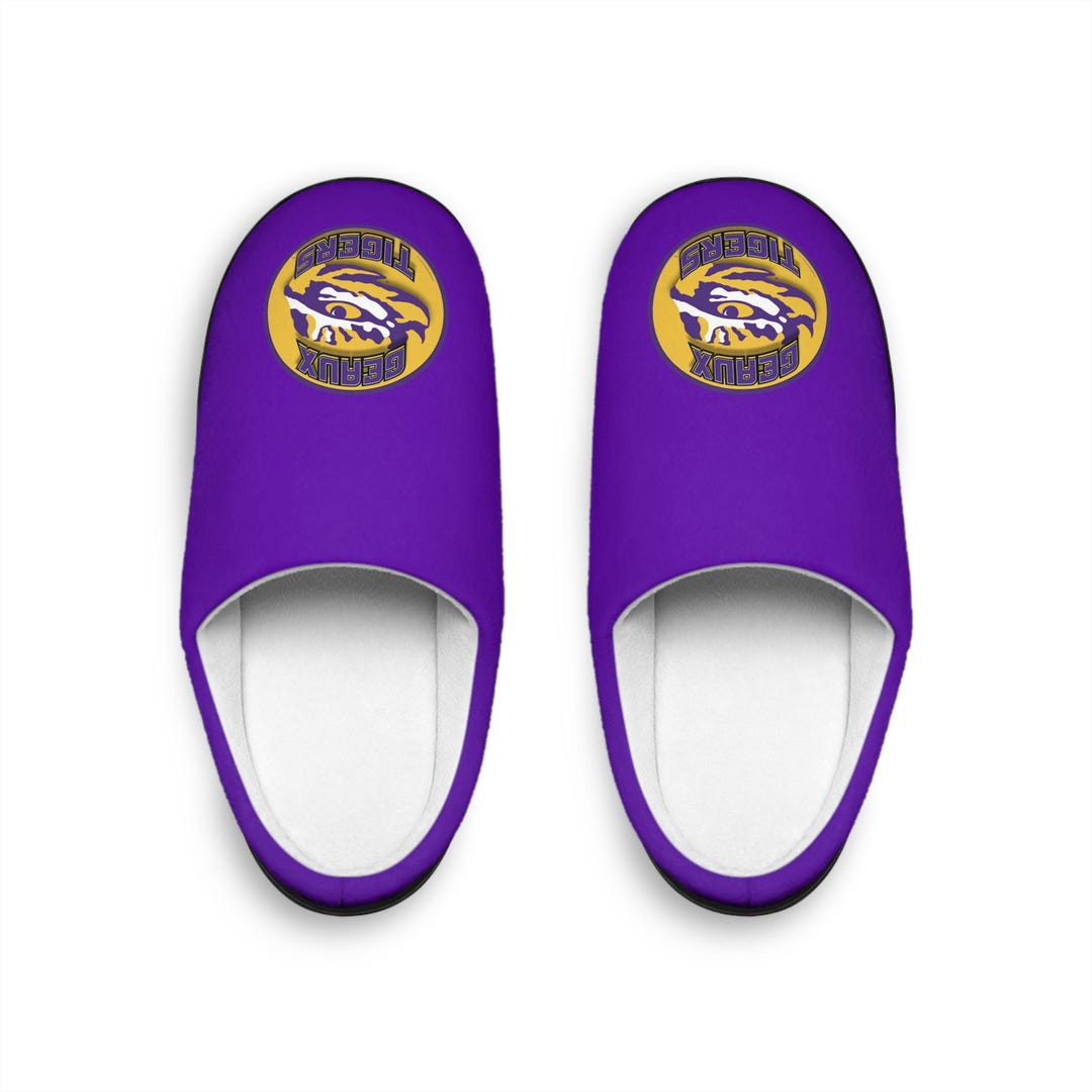 Men's LSU Slippers - Etsy