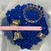 100 Rose Royal Blue Bouquet, Queen Bouquet, Eternal Rose Bouquet ...