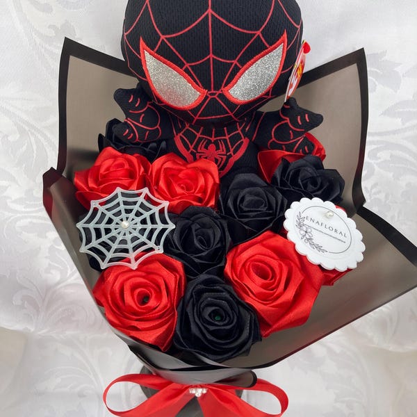 Spiderman Rose Bouquets - Etsy