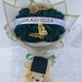 Graduation Ramo Buchon With Teddy Bear, Eternal Rose Bouquet, Handmade ...
