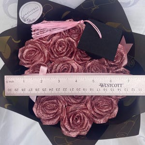 Graduation Bouquet, Custom Grad Ramo Buchon, Glitter Grad 2025 Gift ...