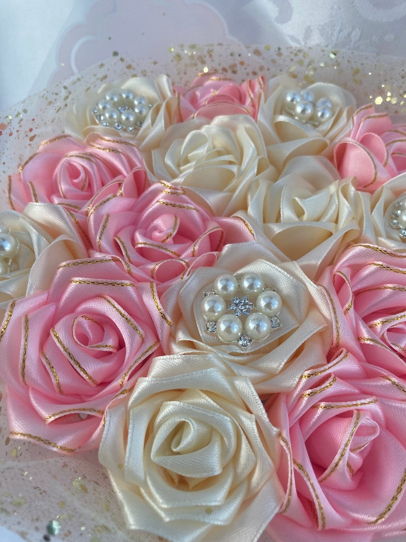 Quinceanera Tiara Ramo Buchon Gold Tiara Roses Bling Glitter - Etsy