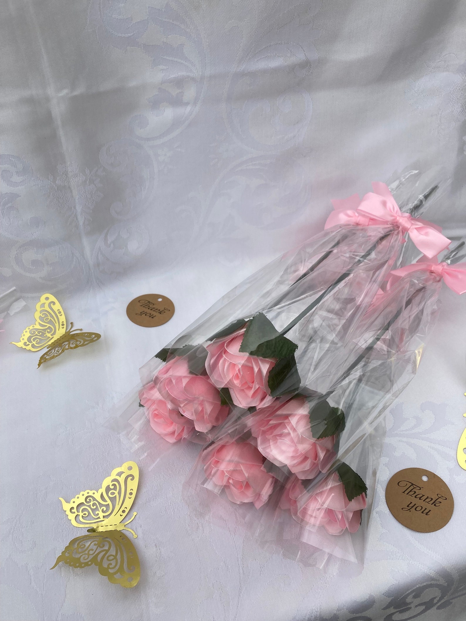 Single Rose Gift, Pink Rose, Party Favor, Eternal Rose, Bridal Baby ...