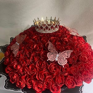 Glitter Ramo Buchon, Eternal Rose Bouquet, Fake Flowers Bouquet, Ever ...