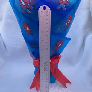 Spiderman Plushie Ramo Buchon, Eternal Rose Bouquet, Plush Toy Web ...