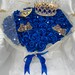 100 Rose Royal Blue Bouquet, Queen Bouquet, Eternal Rose Bouquet ...