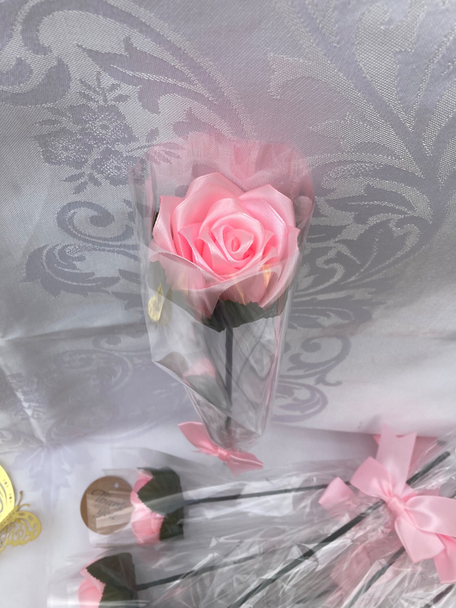 Single Rose Gift, Pink Rose, Party Favor, Eternal Rose, Bridal Baby ...