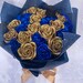 Limited Edition Graduation Ramo Buchon, Gold Glitter Eternal Rose ...