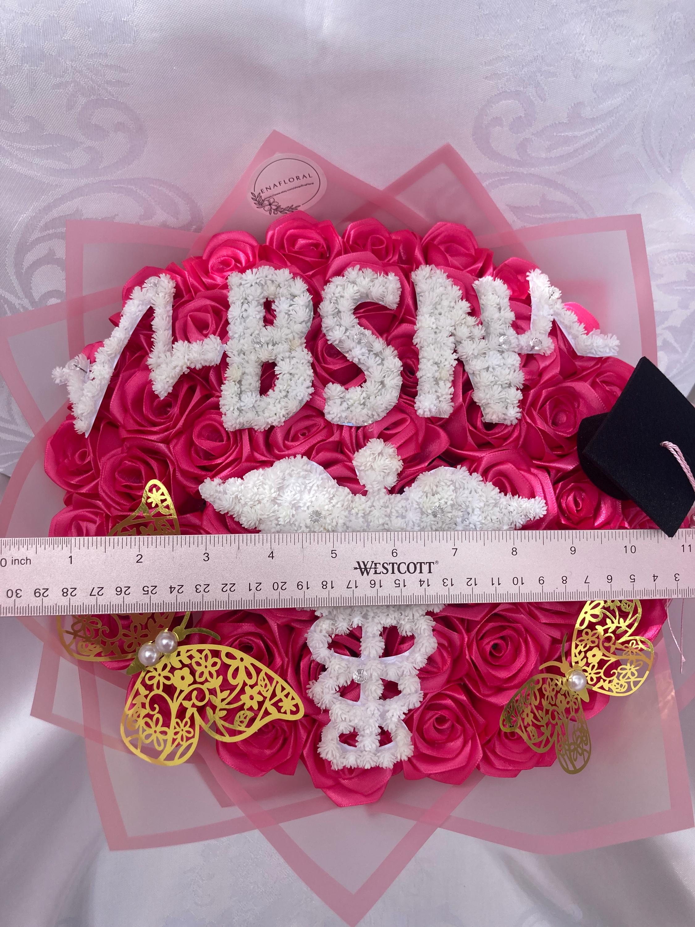 BSN Graduation Bouquet, RN Bouquet, Custom Med Grad Ramo Buchon, Baby ...