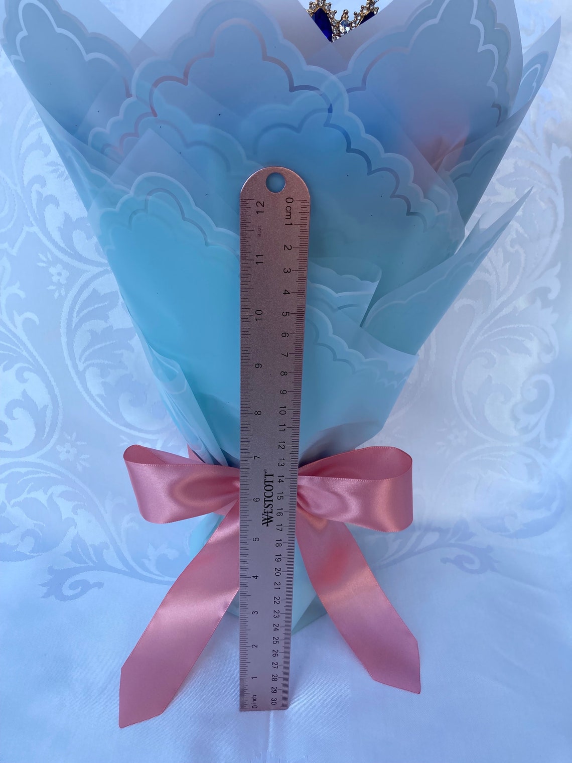 Ramo Buchon, Bling Eternal Rose Bouquet, Ribbon Rose Bouquet, Handmade ...