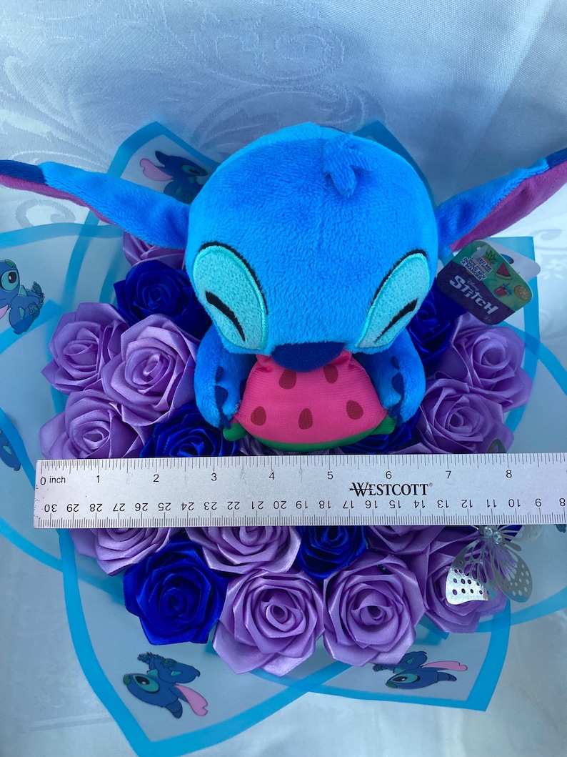 Stitch Ramo Buchon, Glitter Eternal Rose Bouquet, Valentine’s Bouquet ...