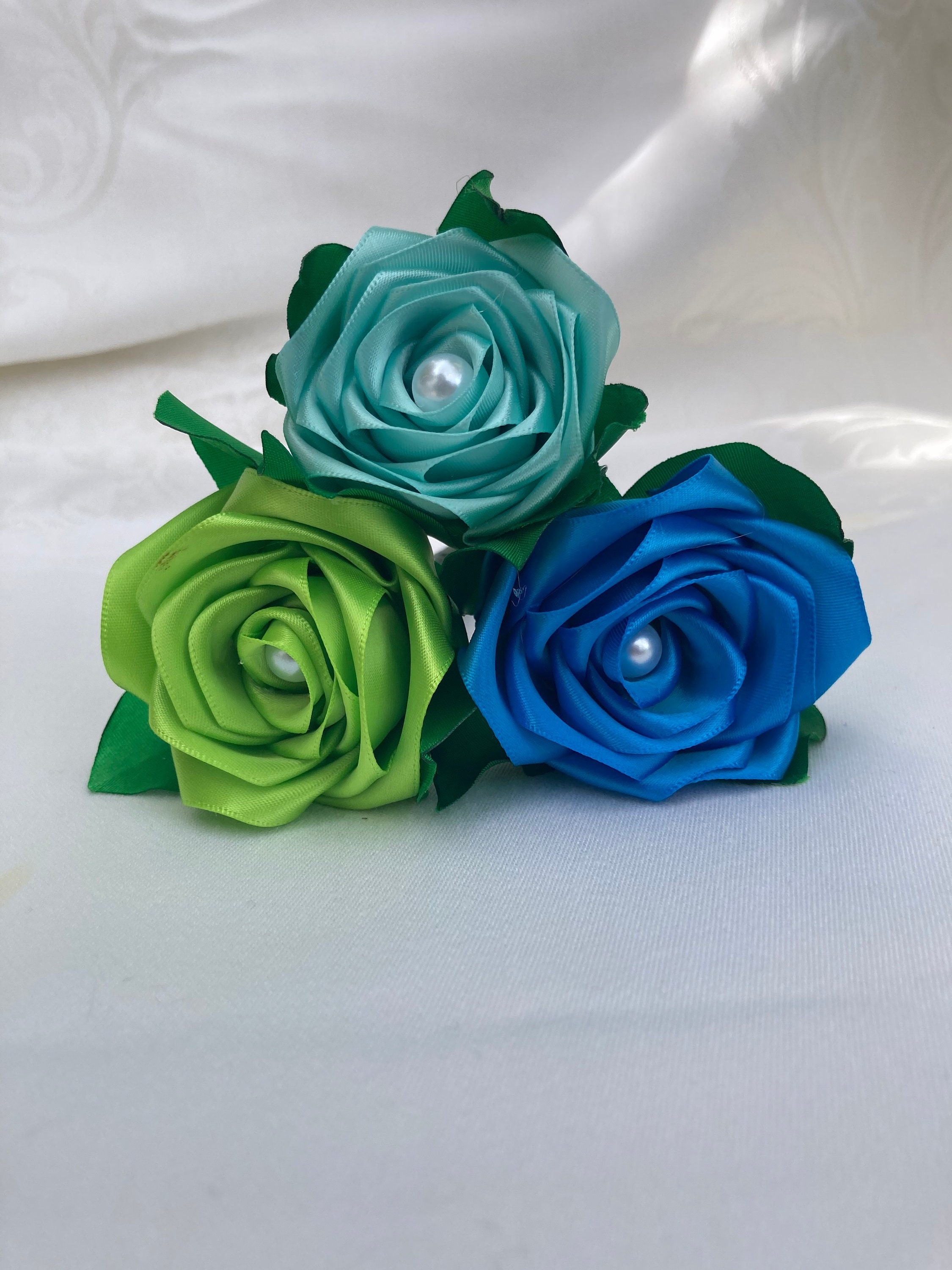 Handmade Satin Rose Pens Pen Gift Set Teachers Gift - Etsy
