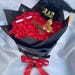 Graduation Ramo Buchon With Teddy Bear, Eternal Rose Bouquet, Handmade ...