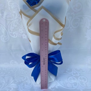 Customizable Ramo Buchon, Eternal Rose Bouquet, Handmade Fake Flowers ...