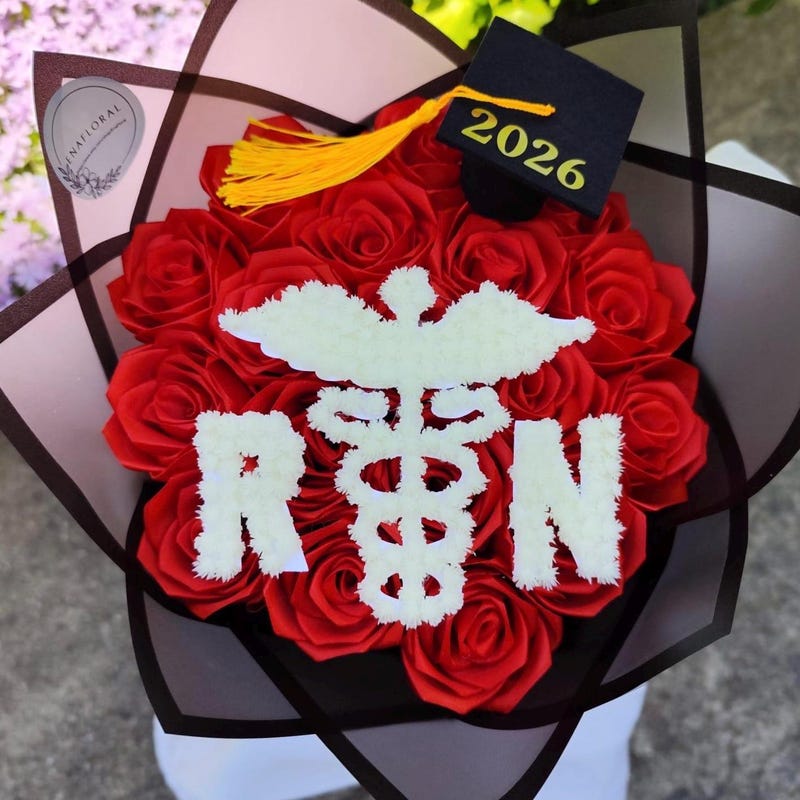 Bouquet Topper Graduation - Etsy