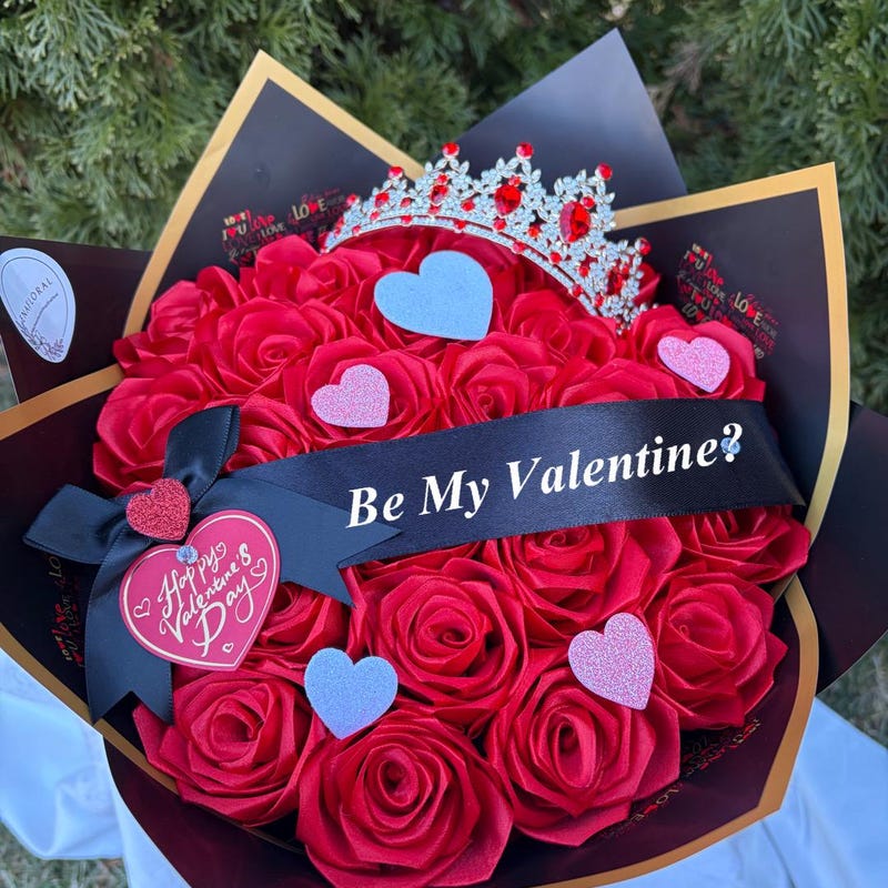 Heart Rose Proposal - Etsy UK