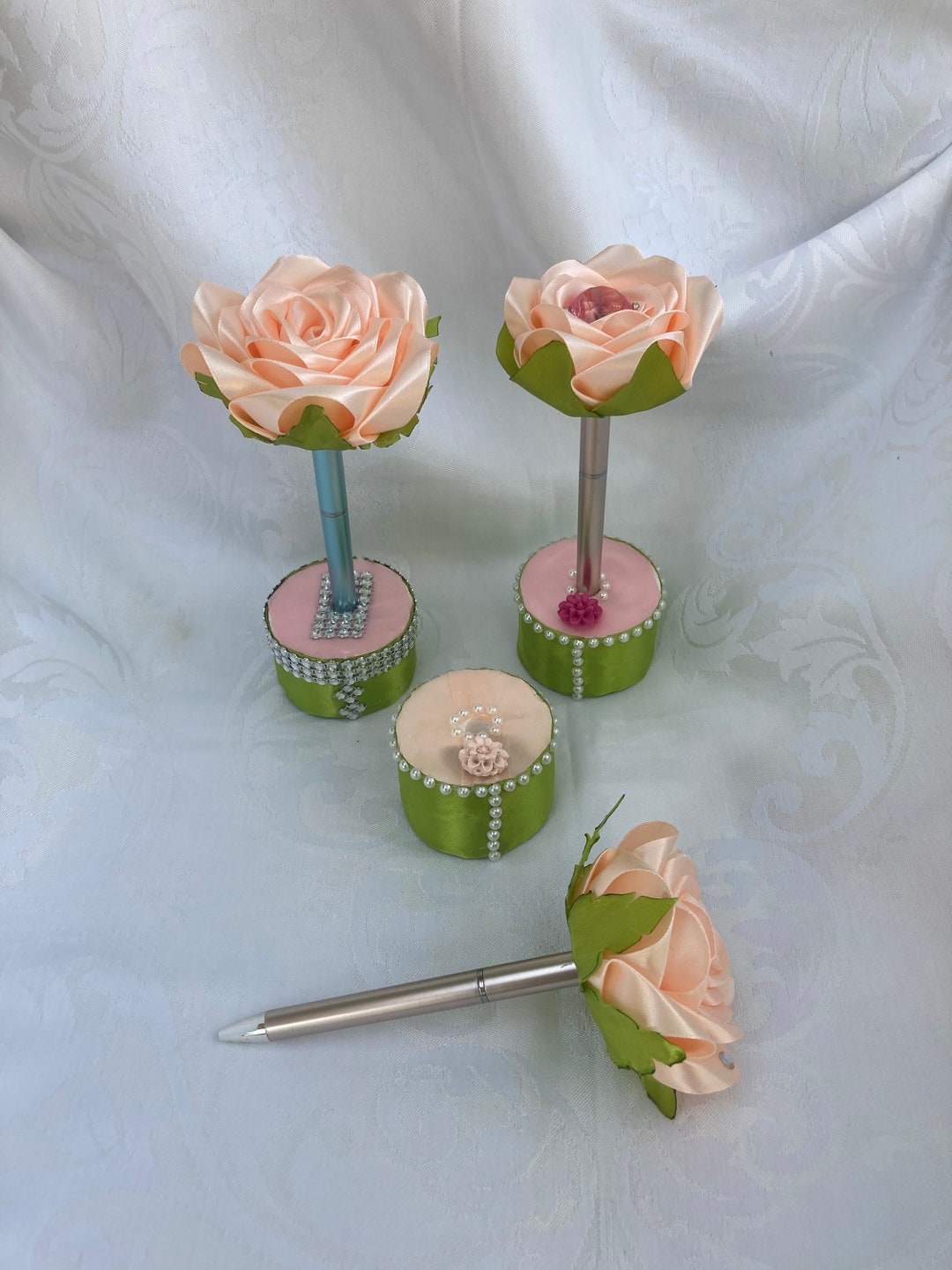 Flower Pen With Stand, Diamond Pen, Teachers Gift, Event Pen, Forever ...
