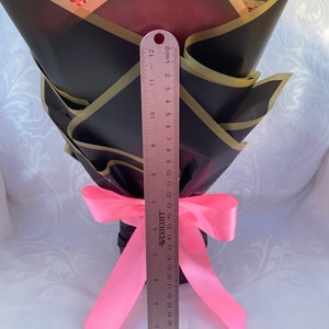 Glitter Ramo Buchon, Eternal Rose Bouquet, Handmade Fake Flowers ...