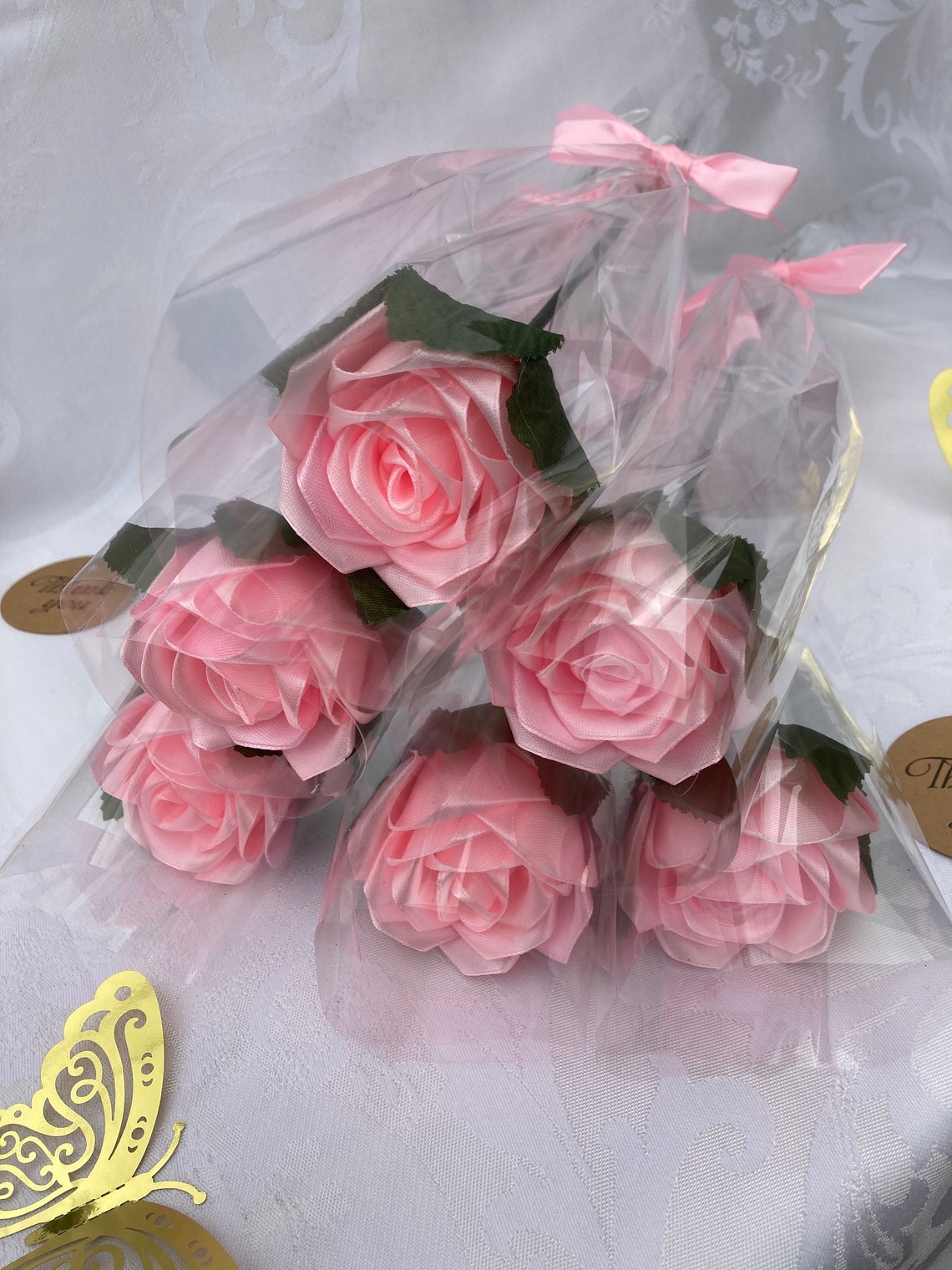 Single Rose Gift, Pink Rose, Party Favor, Eternal Rose, Bridal Baby ...