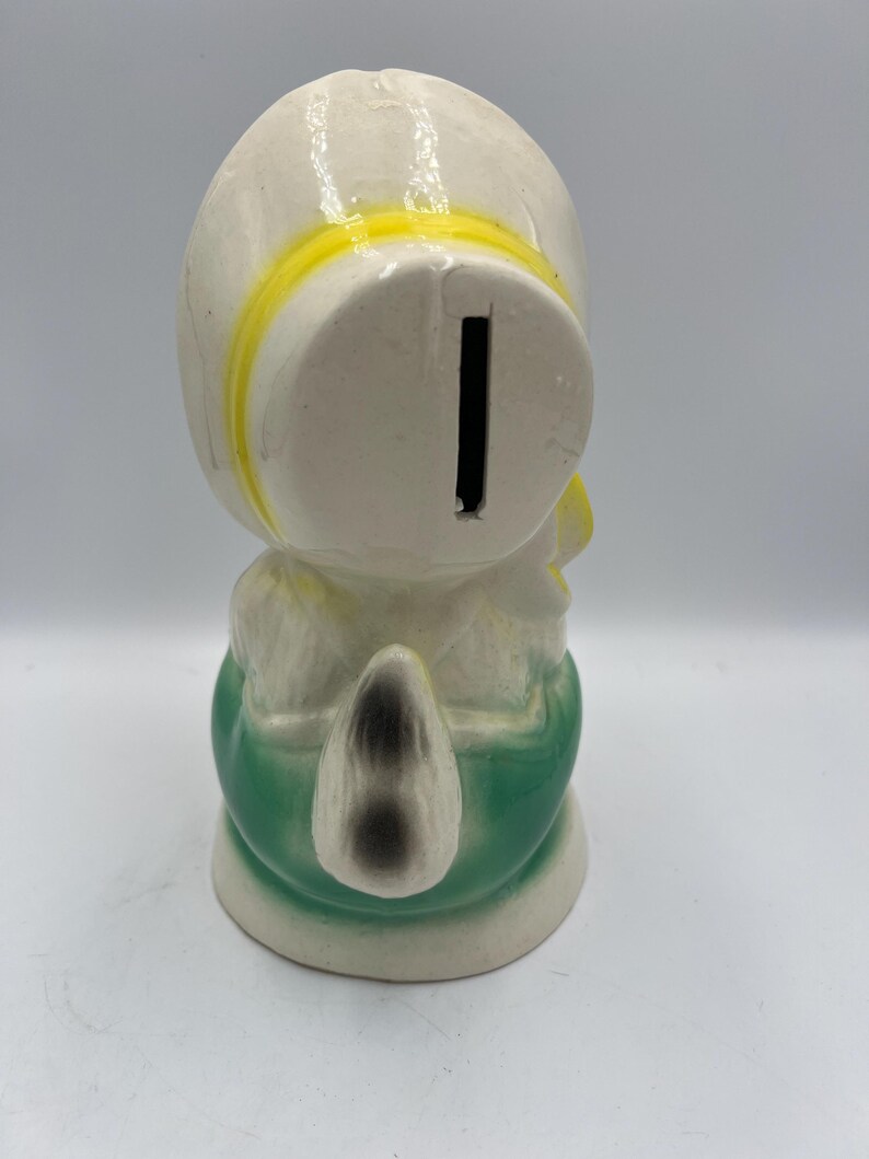 Vintage Cat With Bonnet Bank - Mid Century, Retro Decor - Etsy