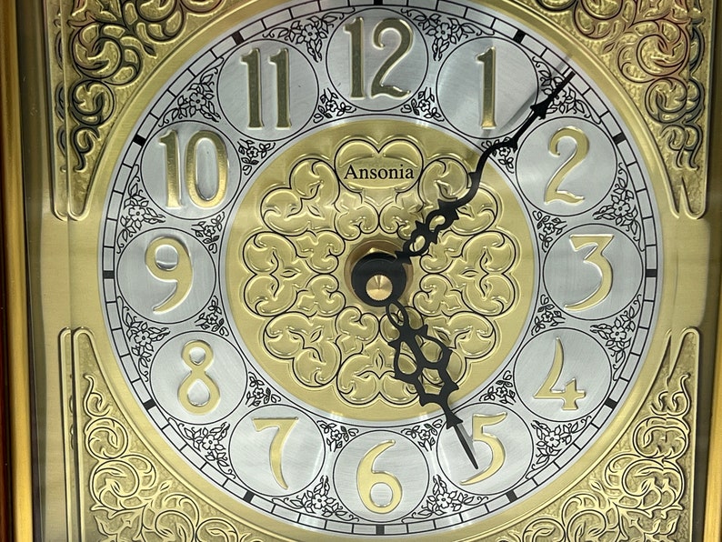 Ansonia Gold Medallion Triple Chime Mantle Clock Model 2270 - Etsy