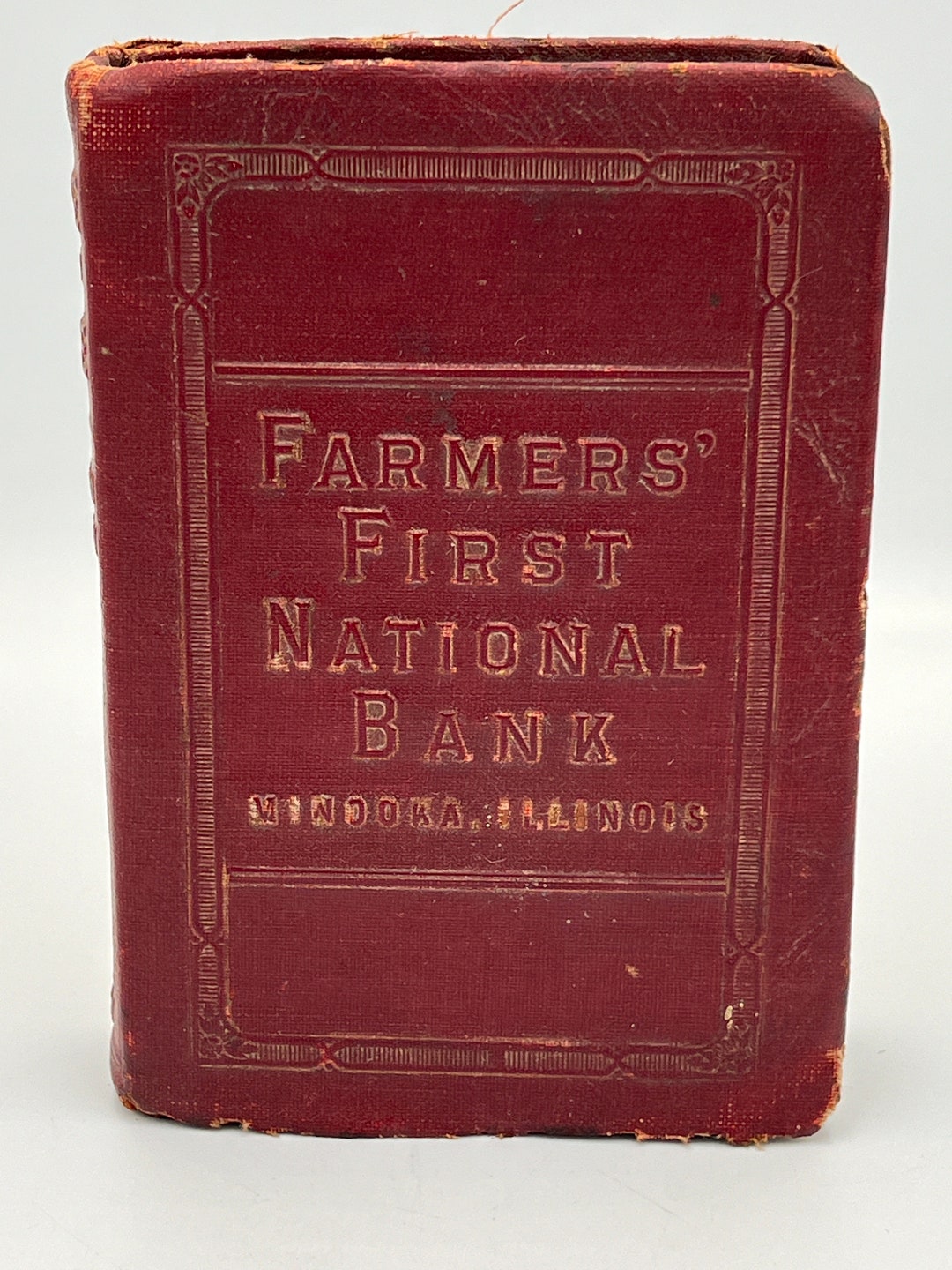 Red Vintage Book-shaped Bank to Save Coins / Money - Etsy