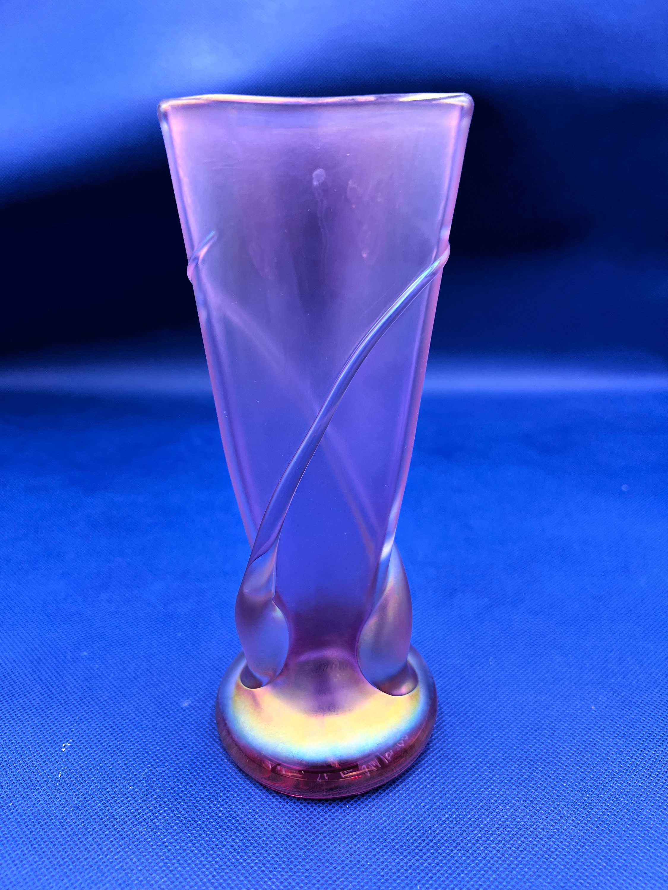 Beautiful Zellique Studio Art Glass Vase Signed and Dated - Etsy