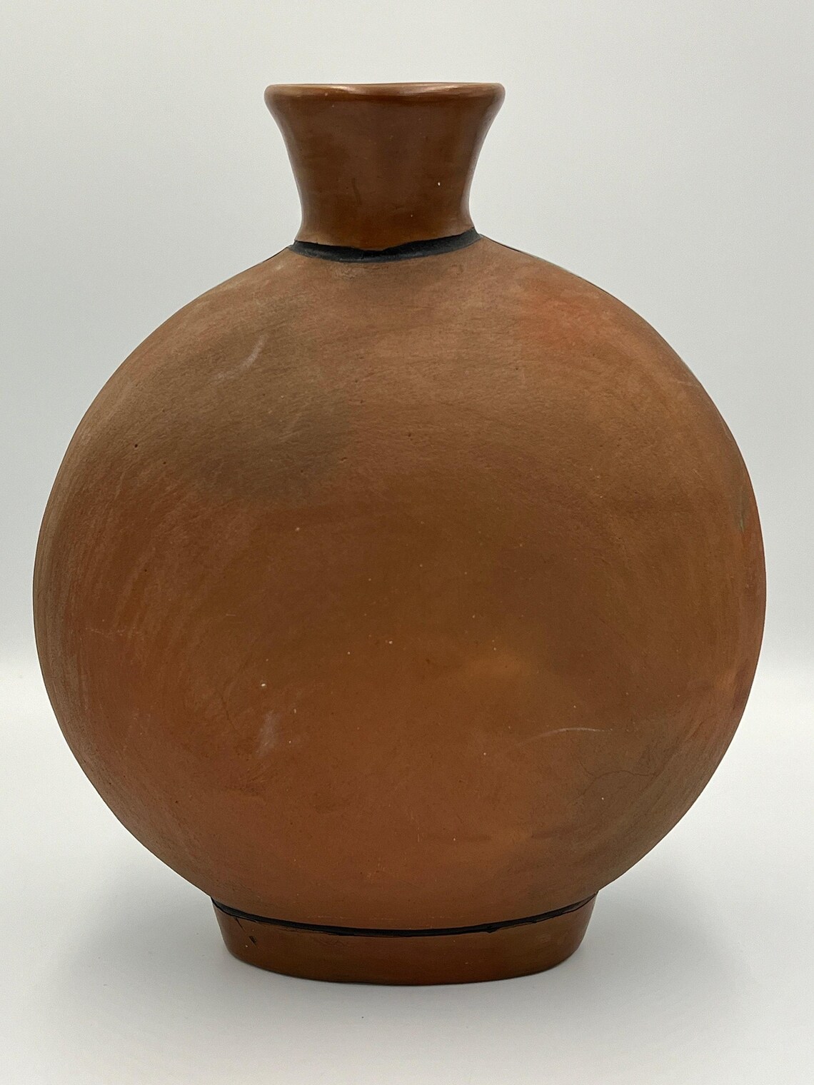 Chulucanas Pottery Vase, Vintage Moncada Floral Design (9.5" Tall) - Etsy
