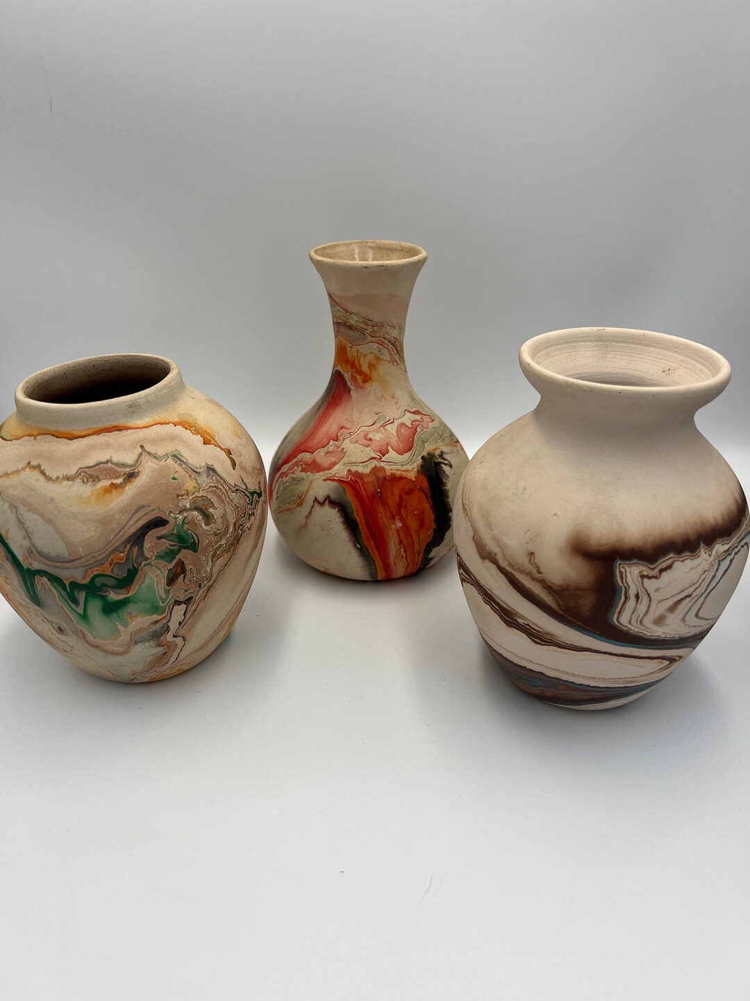 Handmade Nemadji Pottery Your Choice of Vase - Etsy