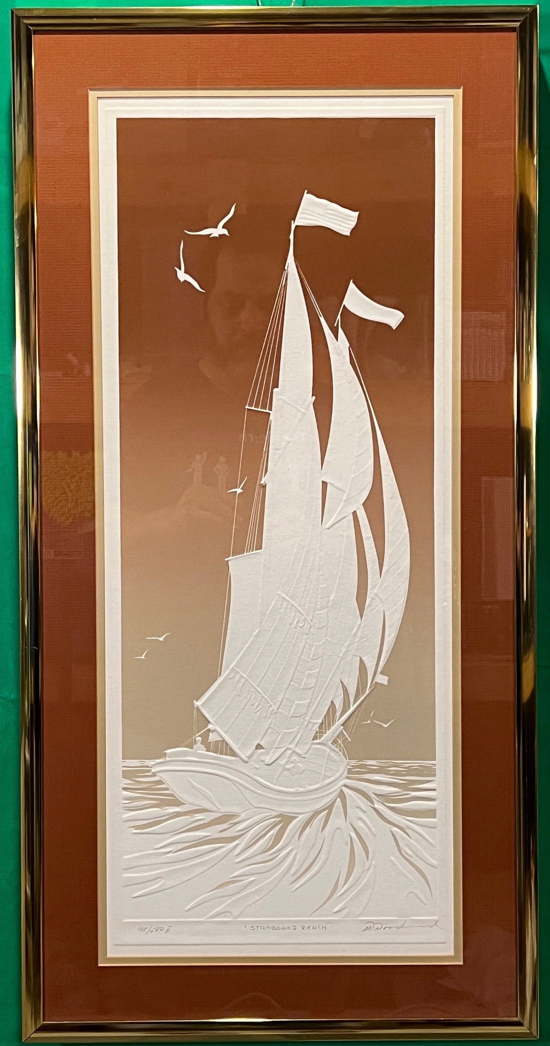 Pencil Signed and Numbered Warren Woodward Embossed Serigraph ...