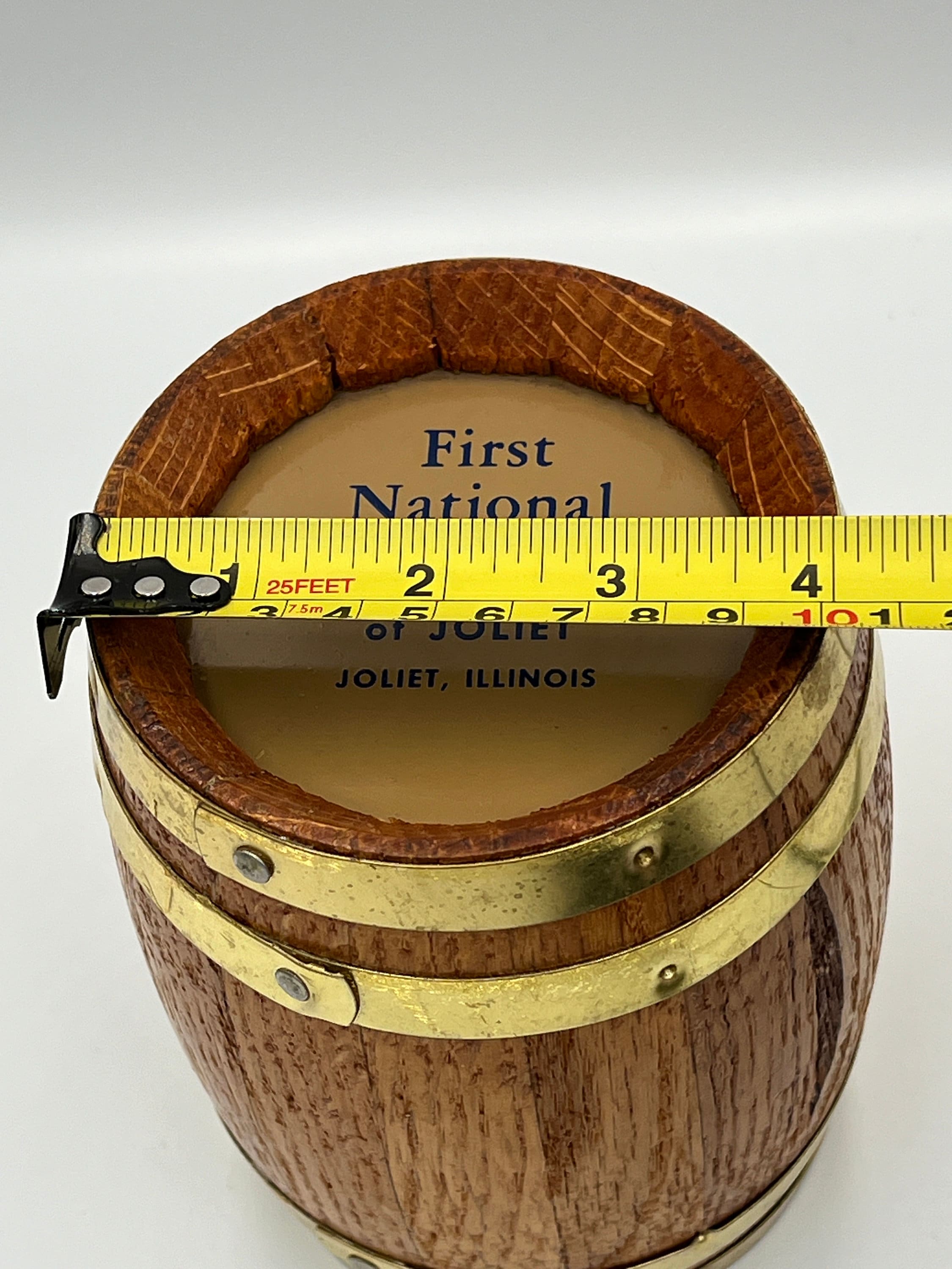 1960s Oak Wood Keg Barrel 6 Piggy Coin Bank - Etsy