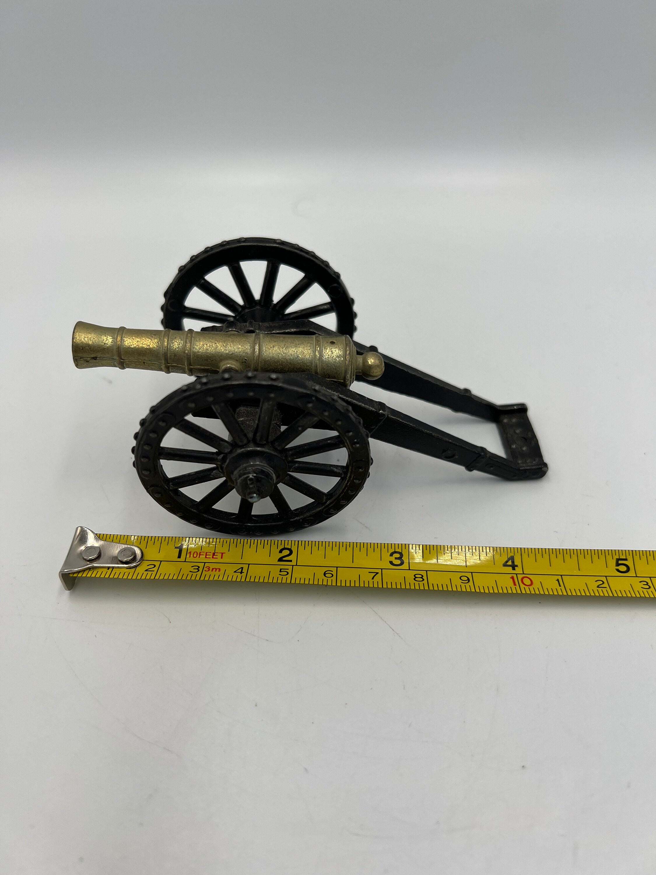 Brass and Cast Iron Cannon Moving Wheels Adjustable Mini Cannon ...
