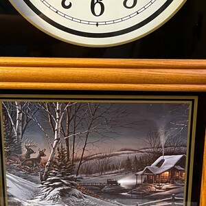 Terry Redlin Oak Clock With evening With Friends. WORKS - Etsy