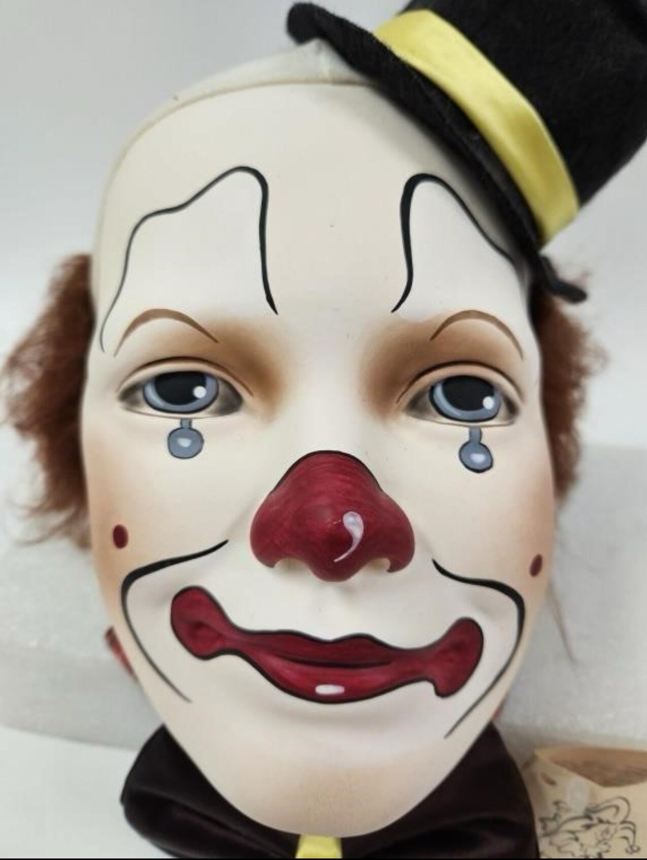 Dyan Nelson Ceramic Jester Clown Wall Mask Nobody's Fool RARE - Etsy