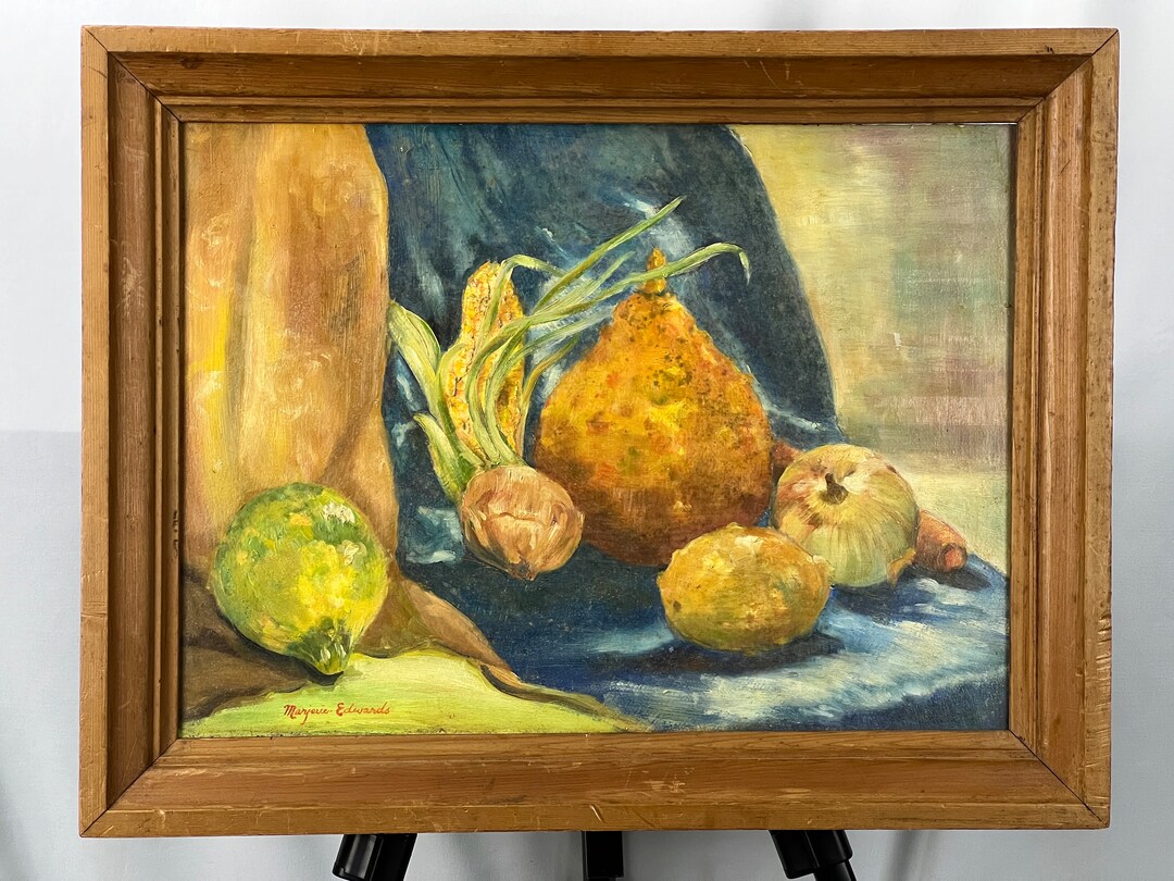 Vintage Marjorie Edwards Original Still Life Painting - Etsy