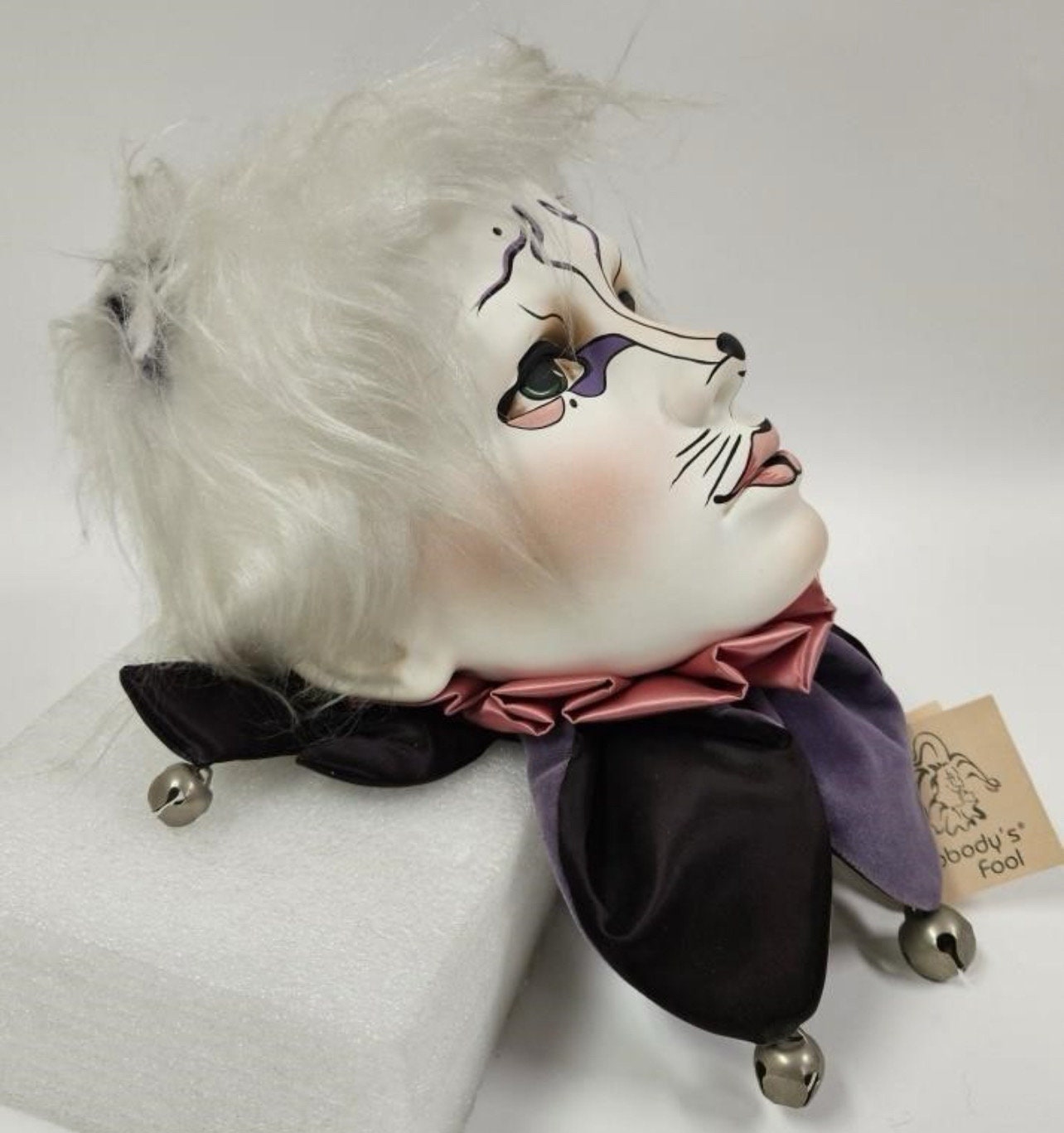 Dyan Nelson Ceramic Wall Mask Nobody's Fool CATS - Etsy