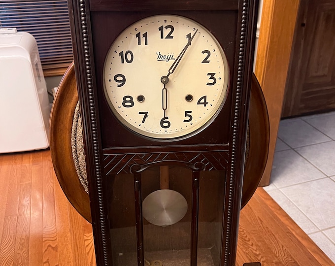 Meiji 30 Day Japanese Pendulum Wall Clock, Mid-20th Century - Etsy